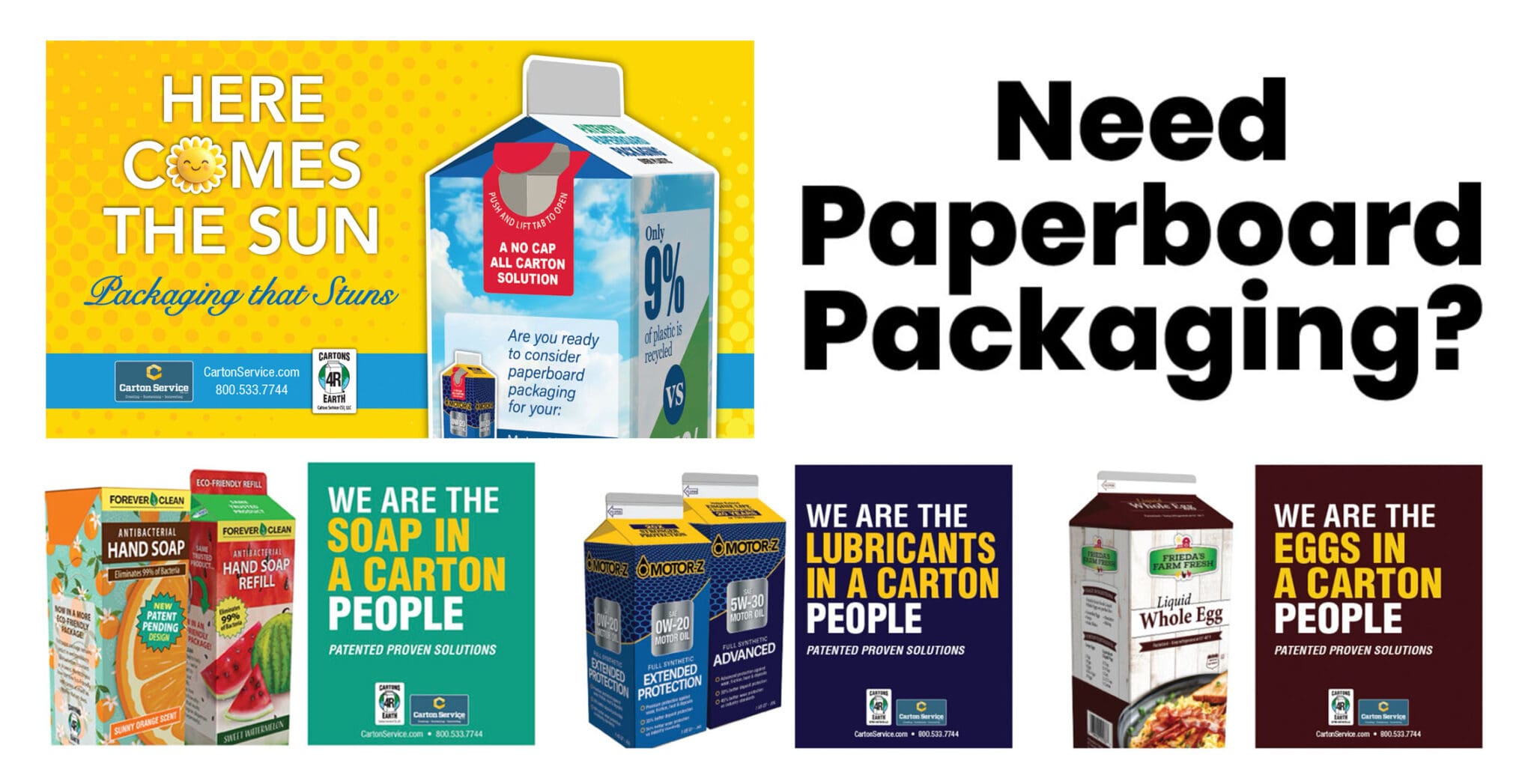 Our Sustainable Journey - Carton Service